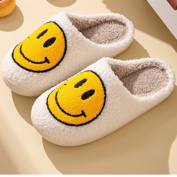Shoes | Smile Face Slippers For Women Happy Face Slippers Mens And ...